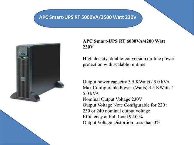 Apc ups | PPT