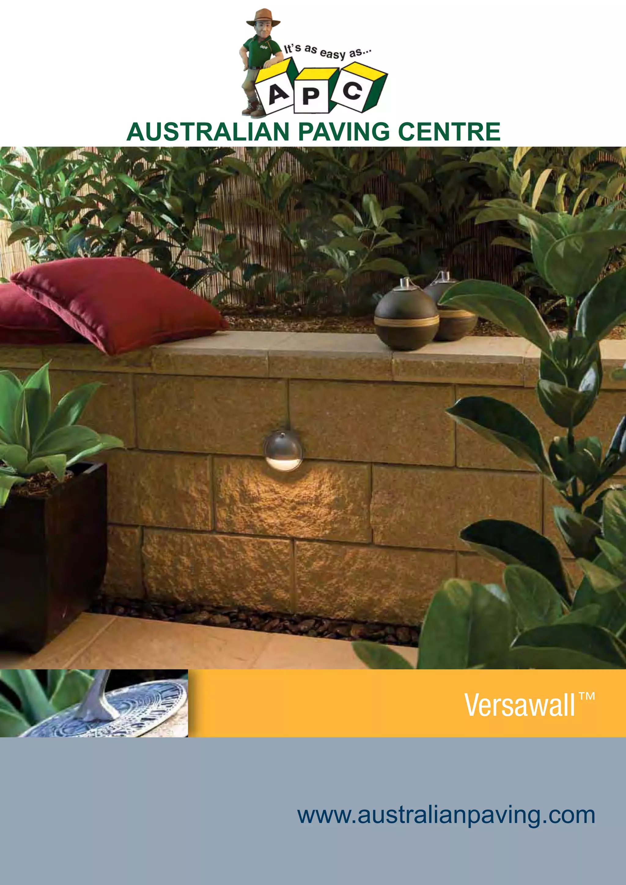 adelaide retaining walls - Versawall | PDF