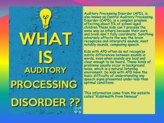 APD - Three Letters We Live With | PPT