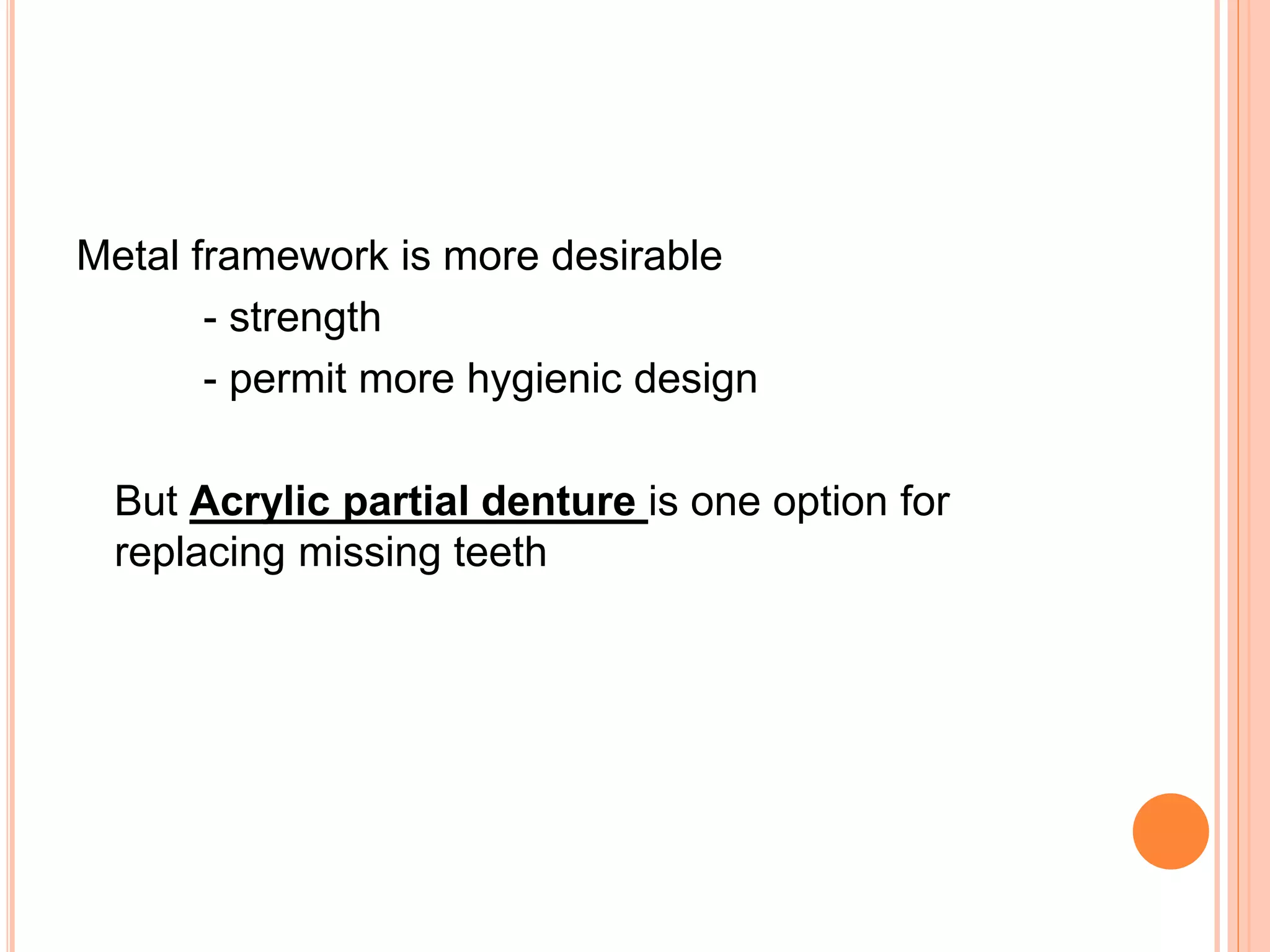 Acrylic partial denture | PPTX