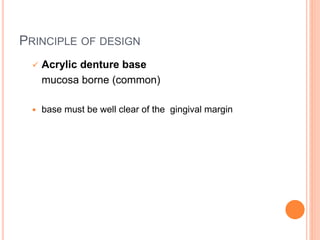 Acrylic partial denture | PPTX