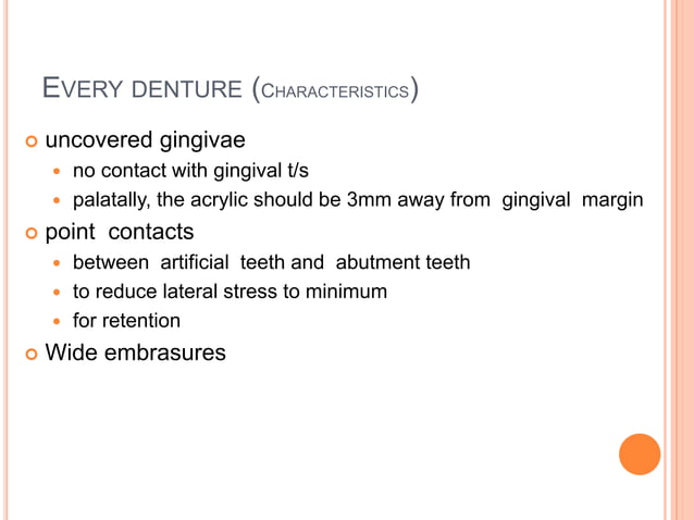 Acrylic partial denture | PPTX