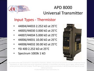 Universal Signal Conditioner & Isolator | PPTX
