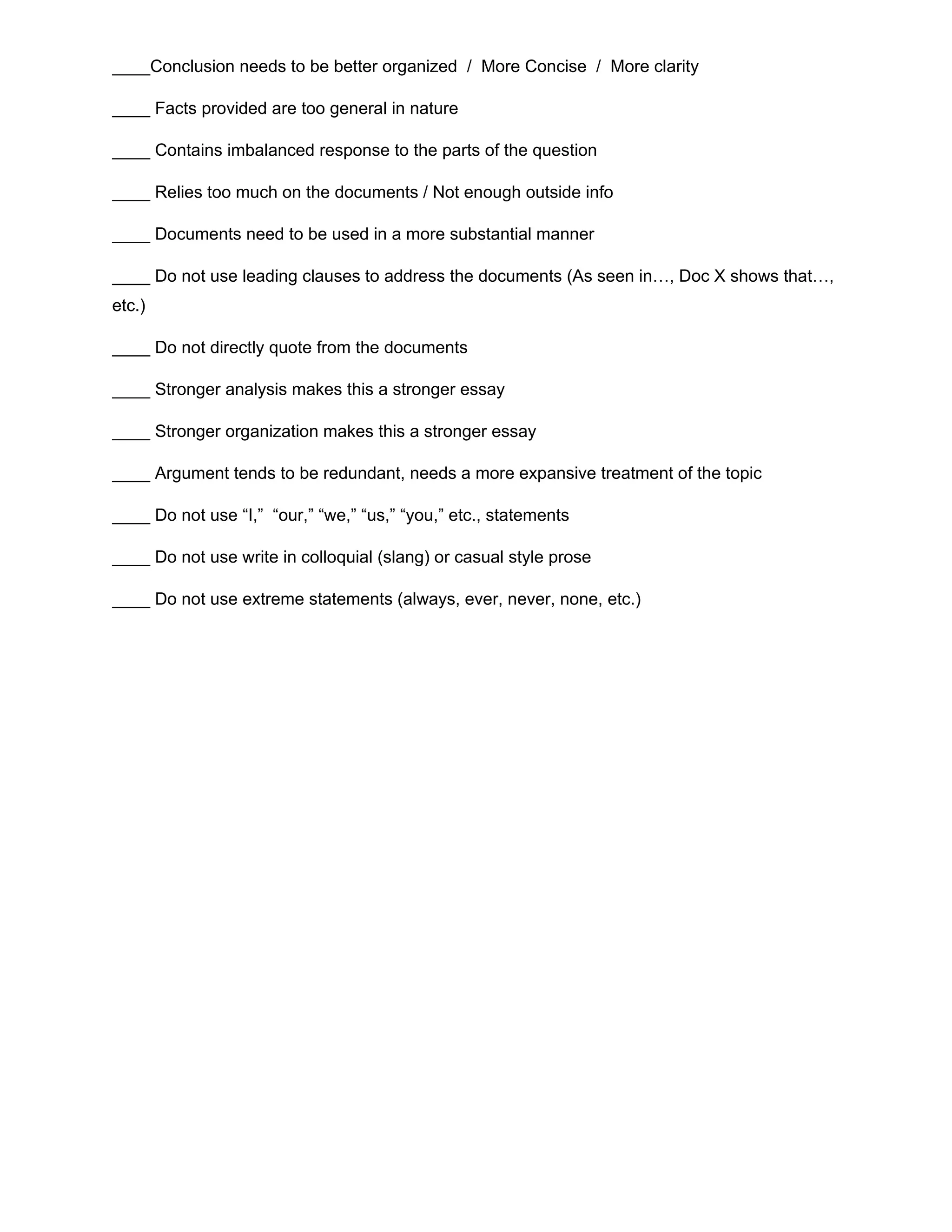 Rubric for scoring an Advanced Placement History DBQ (4).docx