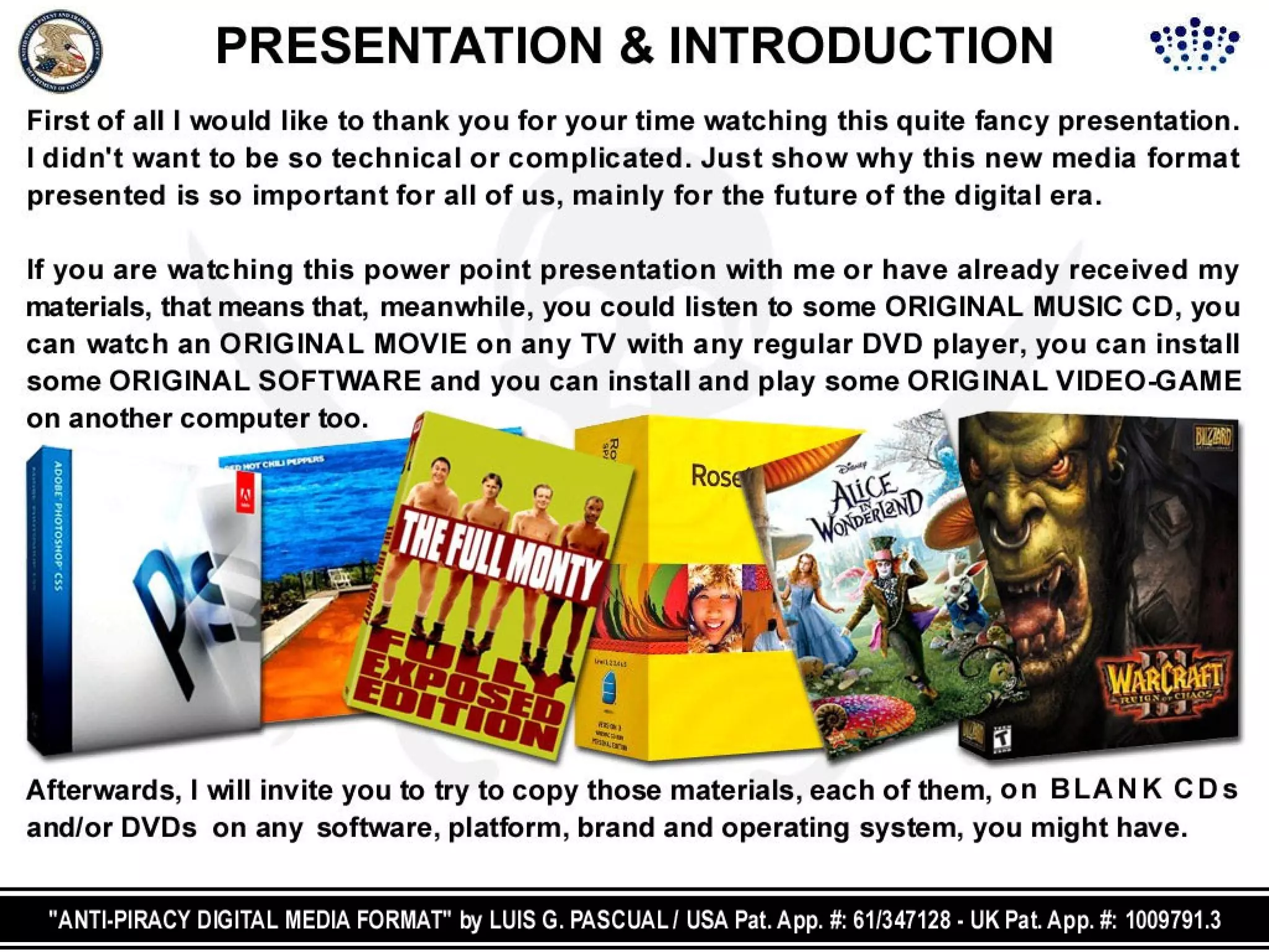 ANTI-PIRACY DIGITAL MEDIA FORMAT (APDMF) | PPT