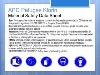 Alat Pelindung Diri Petugas Klorin | PPTX