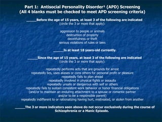 APD SUD by Rand L. Kannenberg | PPT