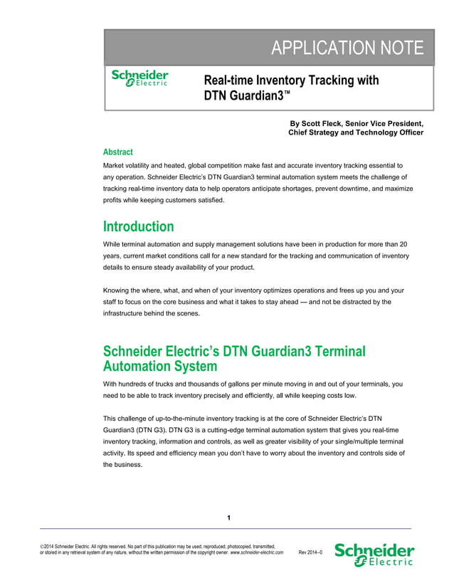 Real-time Inventory Tracking with DTN Guardian3™ | PDF | Logistics ...
