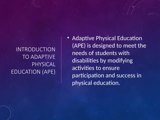 Adapted physical education-LESSON-4.pptx