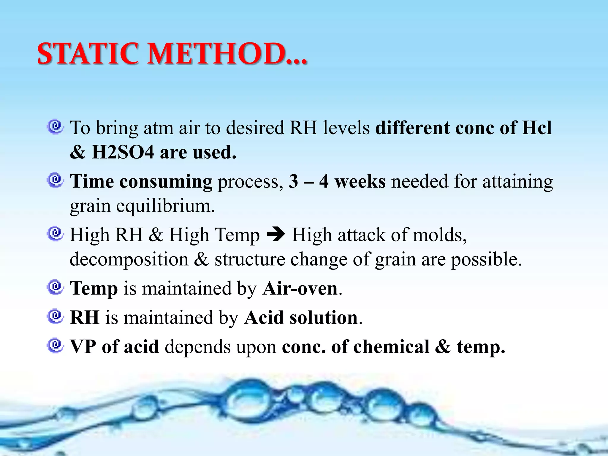 Equilibrium Moisture Content - Methods of Determination of EMC, Models ...
