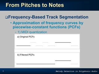 Melody Detection in Polyphonic Audio | PPT