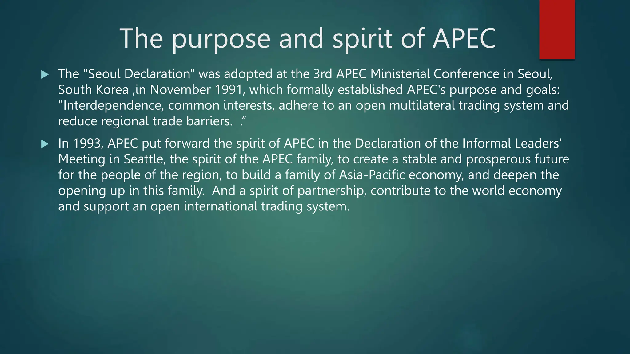 Asia Pasific Economic Cooperation Presentation | PPTX