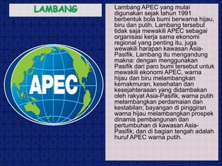 Apec sejarah peminatan-2 | PPTX