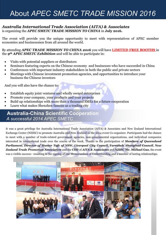 Apec smetc 2016 invitation | PDF