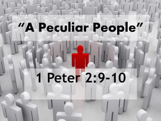 A peculiar people | PPTX