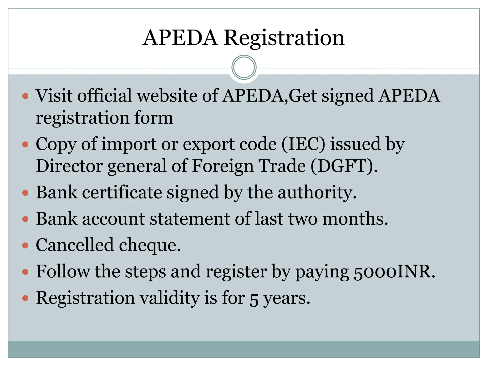APEDA for processed food export in india.pptx