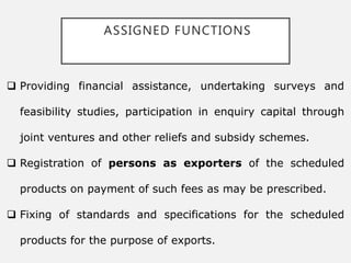 Apeda and eic | PPTX