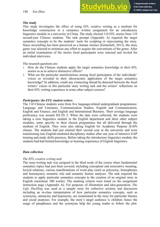 A Pedagogical Attempt At Integrating EFL Creative Writing Into An ...