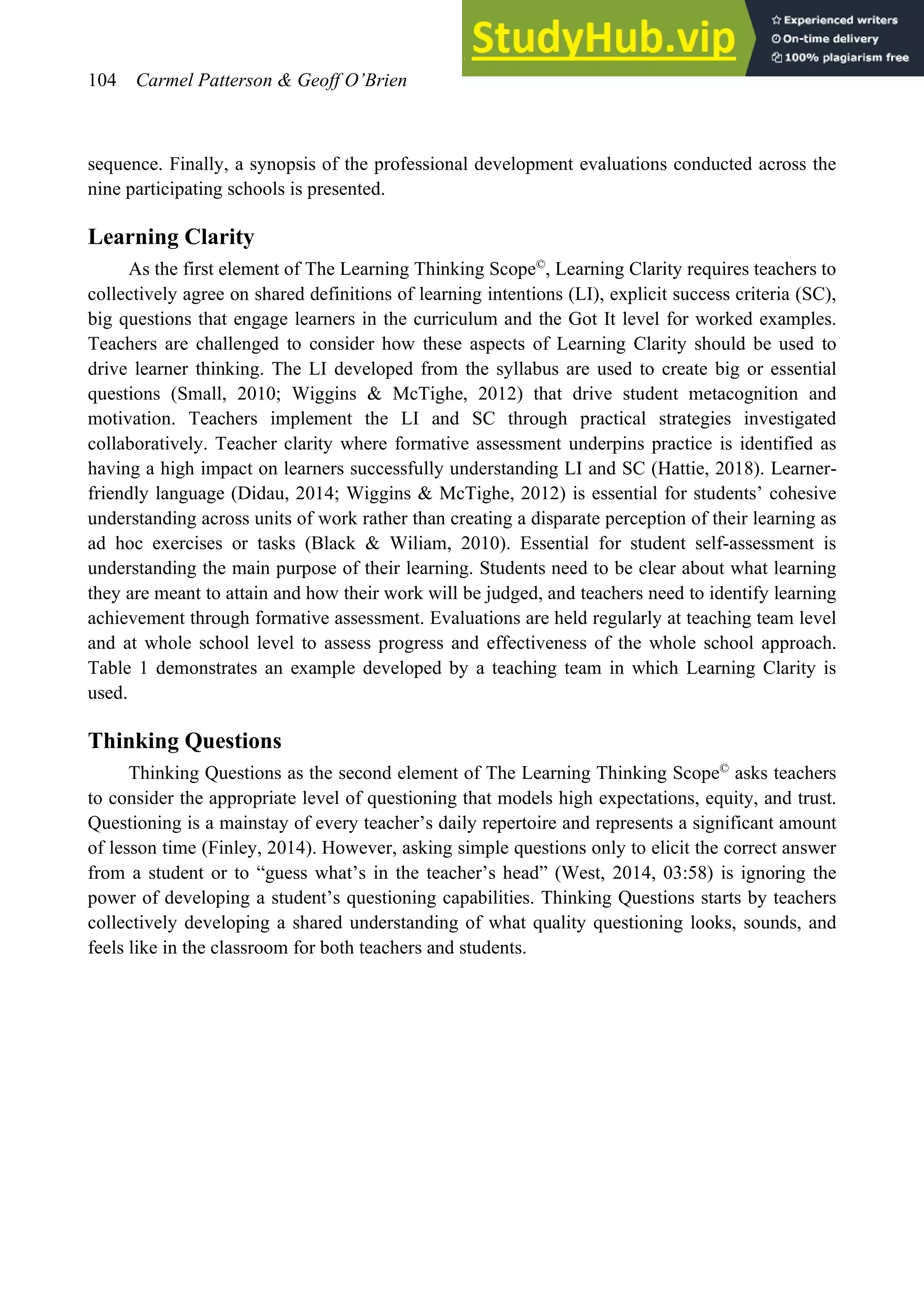 A Pedagogical Model for Improving Thinking About Learning.pdf
