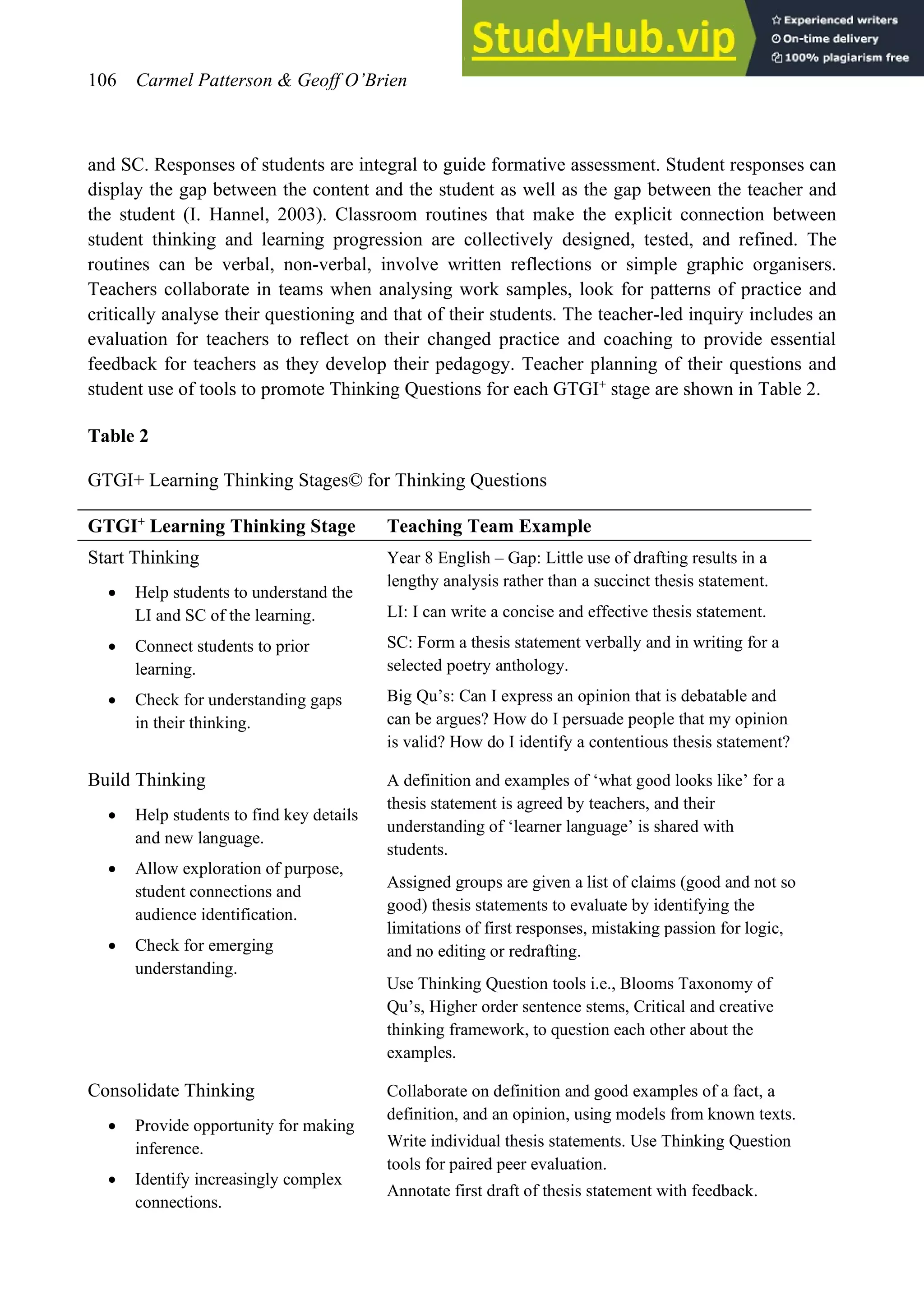 A Pedagogical Model for Improving Thinking About Learning.pdf