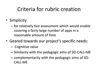 A pedagogic assessment of mobile learning applications | PPT | Free ...