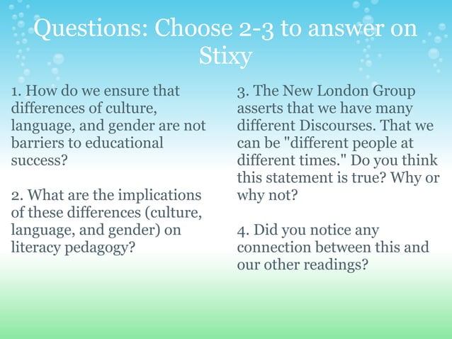 A pedagogy of_multiliteracies_designing_socia | PPT | Free Download