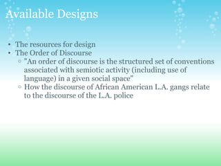 A pedagogy of_multiliteracies_designing_socia | PPT