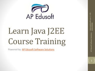 Learn Java J2EE Training in Gurgaon | PPT