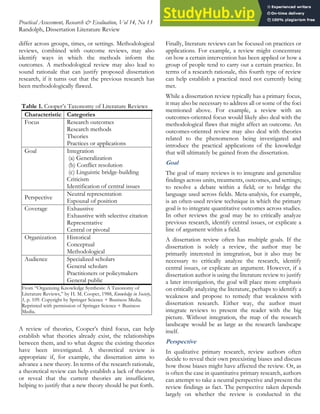 A Peer-Reviewed Electronic Journal. A Guide To Writing The Dissertation ...