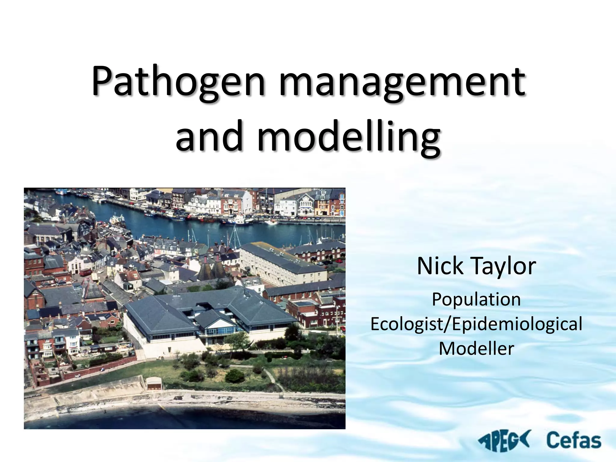 Pathogen Management Modelling - APEG | PDF | Infectious Diseases ...