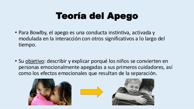 Teoría de J. bowlby
