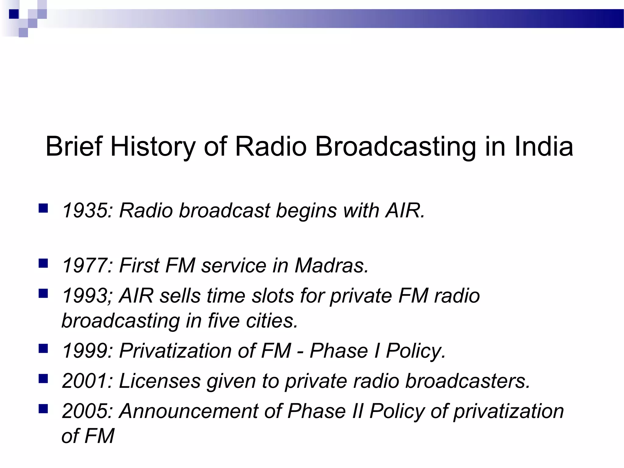 Apeksha radio industry mos ppt | PPT