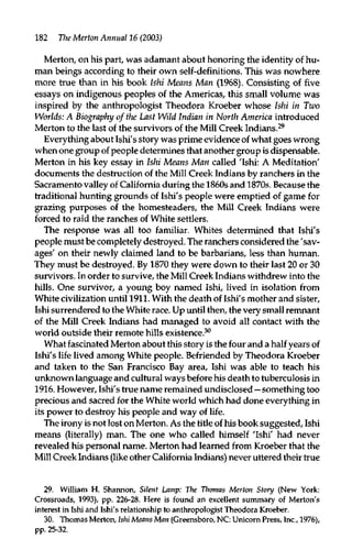 Mystic as Prophet: The Deep Freedom of Thomas Merton and Howard Thurman ...