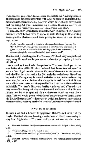 Mystic as Prophet: The Deep Freedom of Thomas Merton and Howard Thurman ...