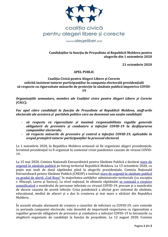 Apel public CALC | PDF