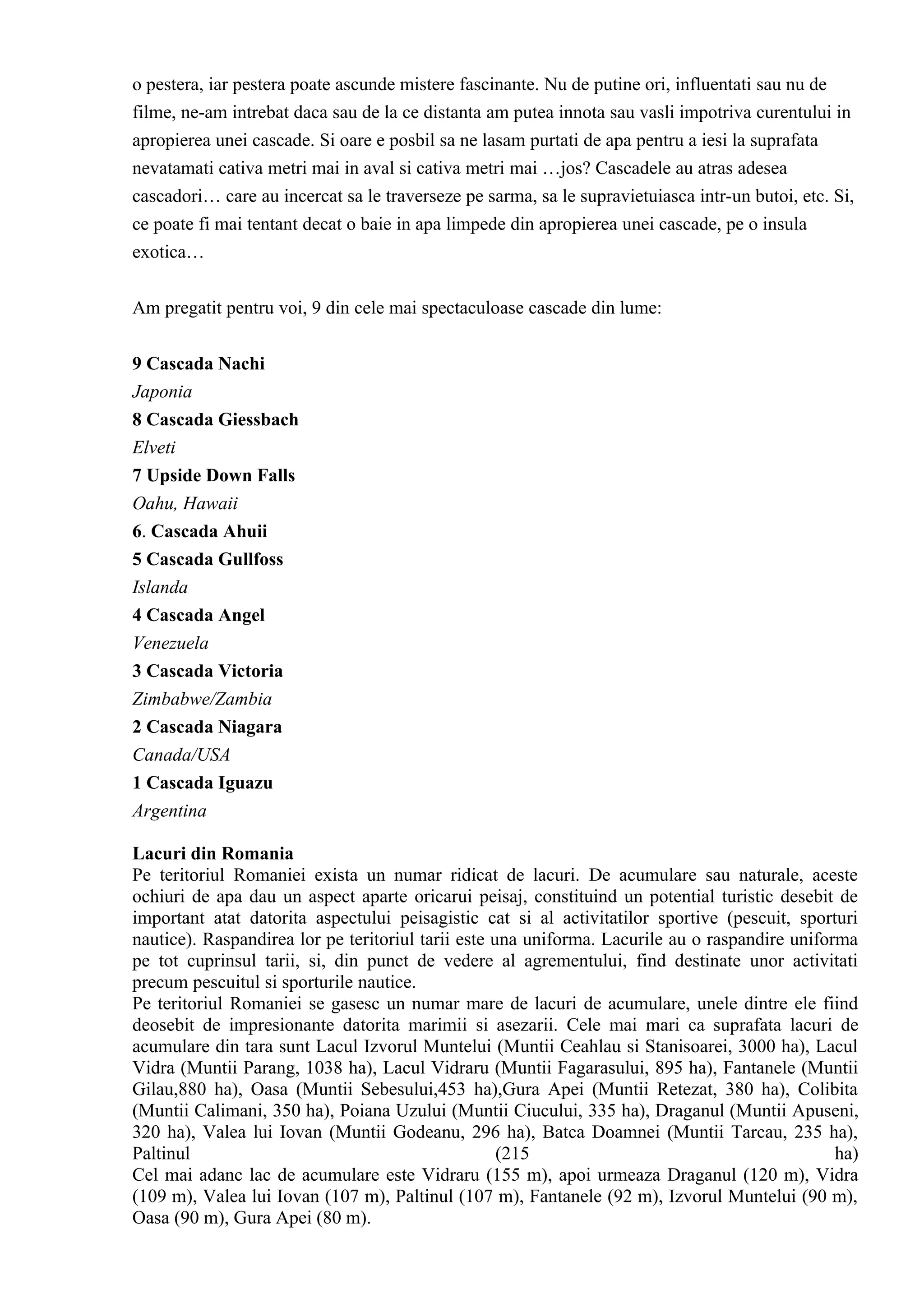 Apele termale sunt ape minerale care au surse subterane | DOC