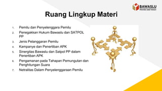 APEL KESIAPSIAGAAN SATLINMAS DALAM PENGAMANAN PEMILU.pptx