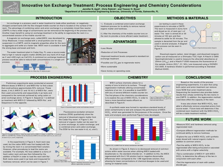 Innovative Ion Exchange Treatment: Process Engineering and Chemistry