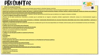 GENERALIDADES DE LAS FINANZAS Y SU CLASIFICACIÓN | PDF