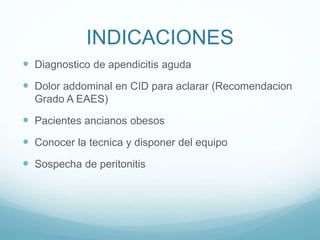 Apendicectomia laparoscopia | PPTX