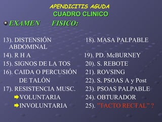 APENDICITIS AGUDA | PPT