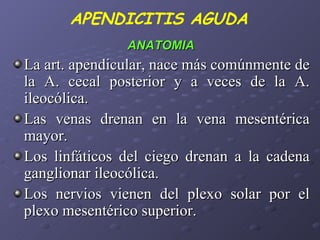 APENDICITIS AGUDA | PPT