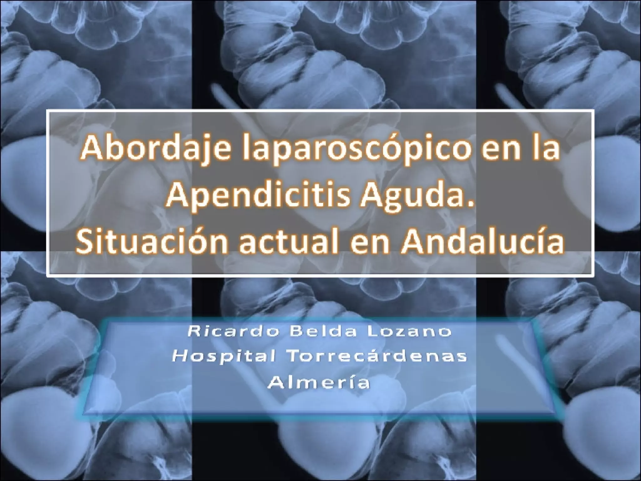 Apendicectomía laparoscópica | PPT