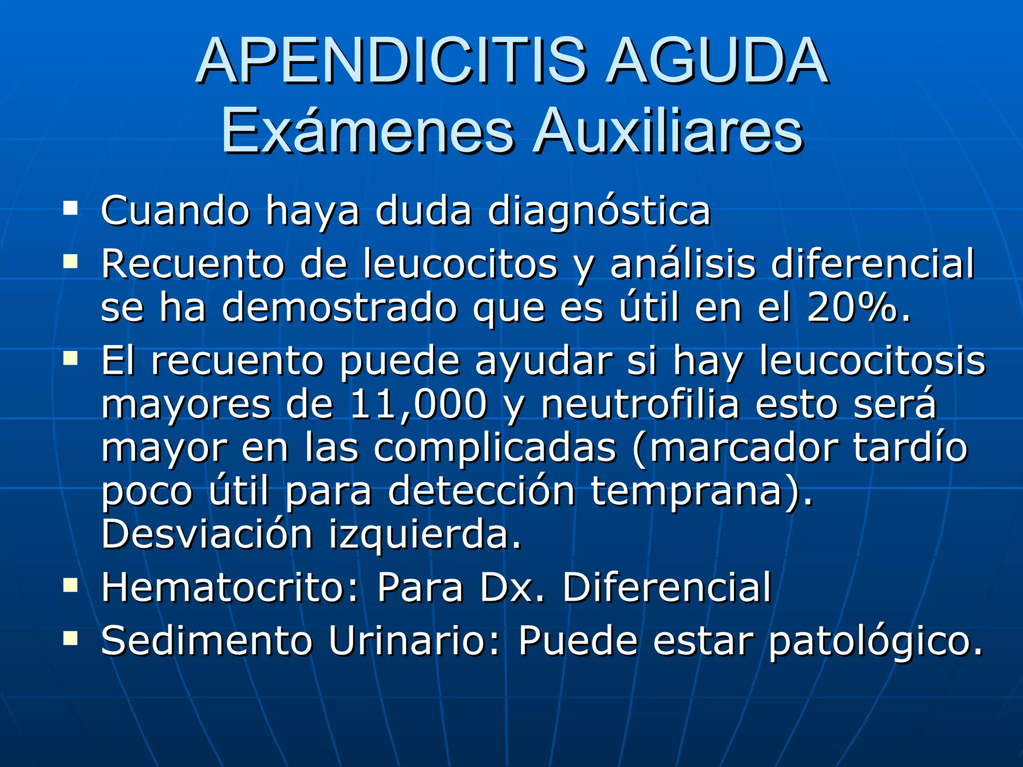 Apendicitis Aguda y Apendicectomia | PPT