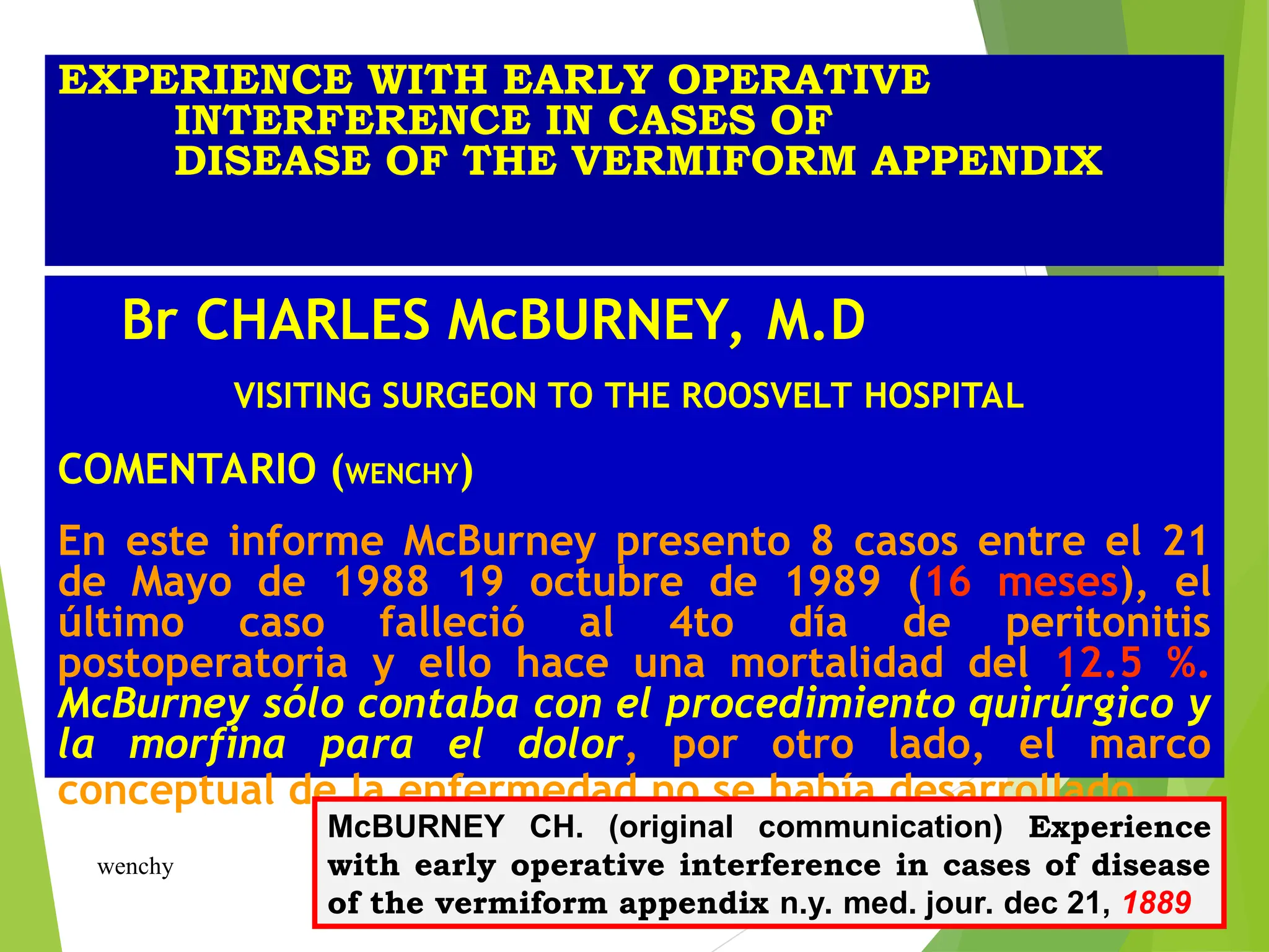 Apendicitis - Síntomas y causas UNT - Visión 2012 | PPT