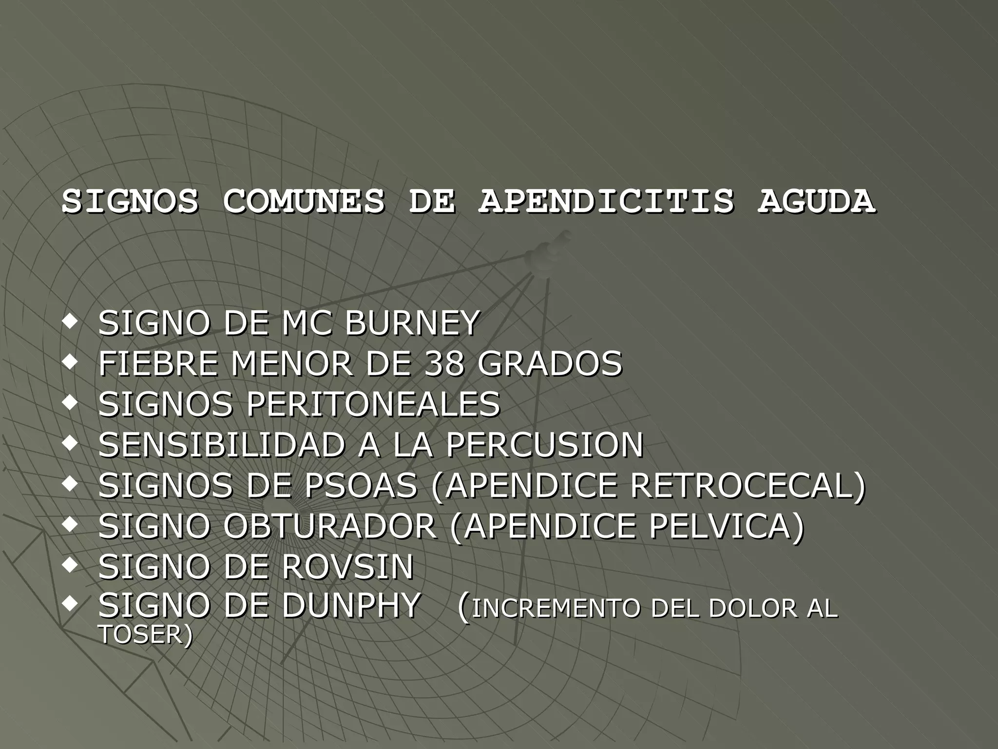 Apendicitis aguda en niños | PPT