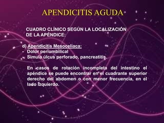 APENDICITIS AGUDA | PPTX