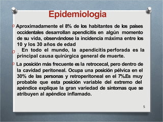 apendicitis aguda y sus fases en la enfermedad del paciente | PPT