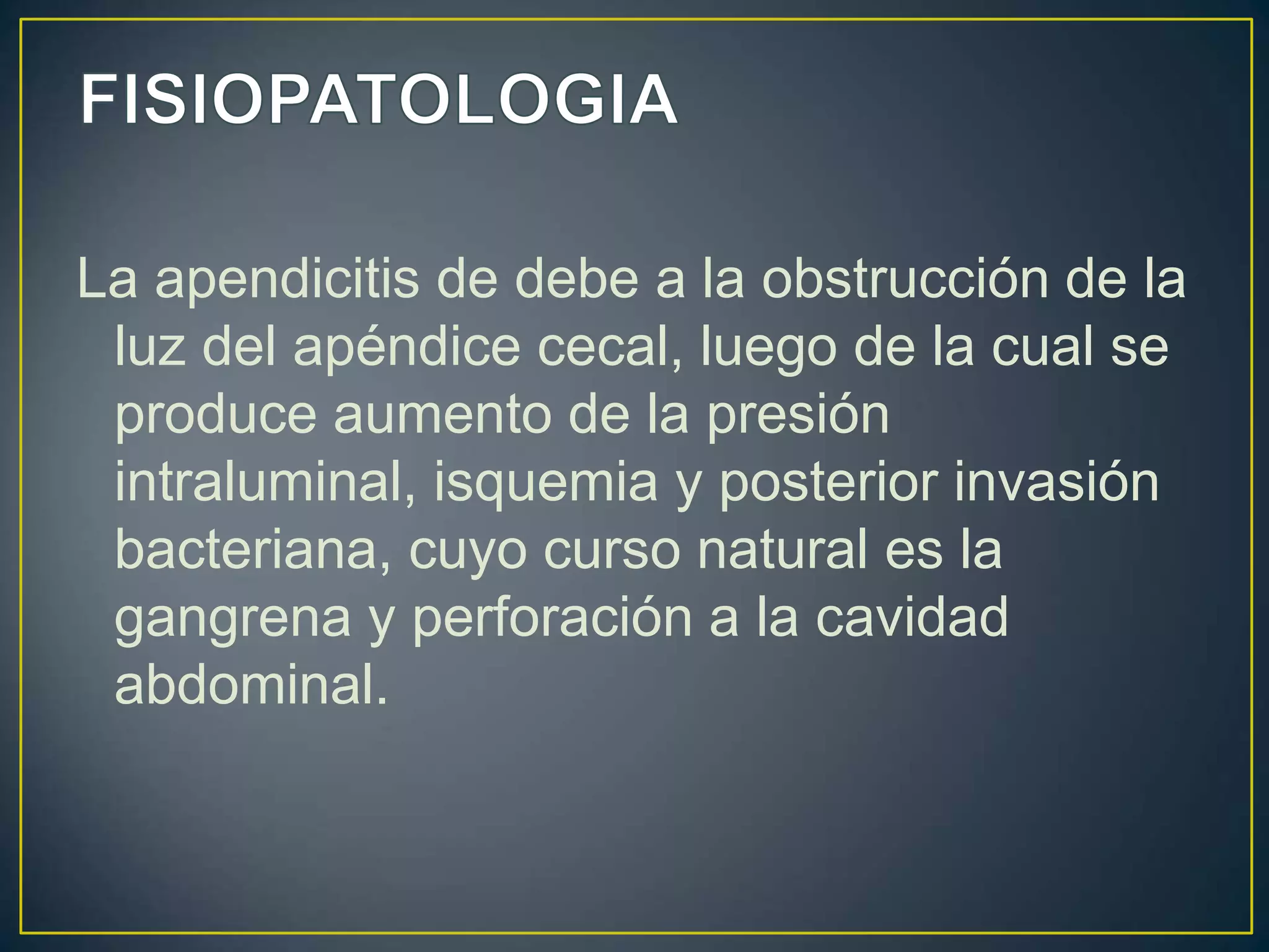 Apendicitis aguda Anatomía Patológica | PPT