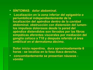 Apendicitis aguda | PPT